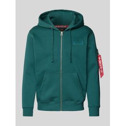 Alpha Industries Sweatjacke mit Label-Details