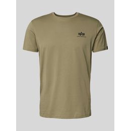 Alpha Industries T-Shirt mit Label-Print