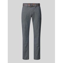 McNeal Slim Fit Hose mit Gürtel