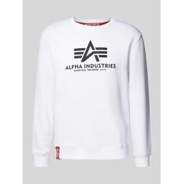 Alpha Industries 'BASIC SWEATER' mit Logo-Print