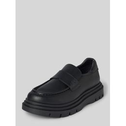 Armani Exchange Penny Loafer aus Leder mit Schaftbrücke Modell 'Angry'