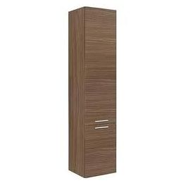 Evenes Hochschrank Serie MBK, 2 Türen, Eiche Khaki, Anschlag links, 350 x 1625 x 370 mm - 93 177 02