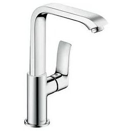 Waschtischmischer Hansgrohe Metris 230, Ausladung 155 mm Schwenkauslauf, Push-Open Ablauf, chrom - 31187000