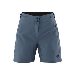 Fahrradhose Gonso "IGNA 2.0" Gr. 34, Normalgrößen, blau (dunkelblau) Damen Hosen Bike-Shorts, Innenhose mit Sitzpolster, Radhose Komfortbund