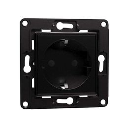 Shelly Schutzkontakt-Steckdose Wall Socket EU, ohne Rahmen, schwarz