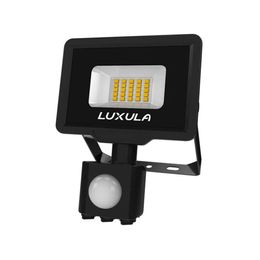 LUXULA LED-Fluter mit Bewegungsmelder, EEK: F, 20W, 2000lm, 4000K, IP65, schwarz