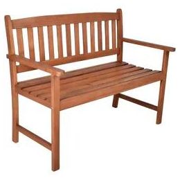 Gartenbank Garden Pleasure "PROMOTION, TOPSELLER", braun (braun, holzoptik), B:110cm H:86cm T:56,5cm, Holz, Sitzbänke, für 2 Personen geeignet, geölt, wetterfest