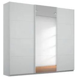 Schwebetürenschrank Rauch "Kleiderschrank Schrank Garderobe Wäscheschrank BESTSELLER KEPAN" Schränke Gr. B/H/T: 203 cm x 230 cm x 62 cm, 3 St., grau (seidengrau) inkl. Schubladen-Einsatz und extra Einlegeböden MADE IN GERMANY