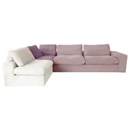 Ecksofa Alina "Sandy" Sofas Gr. B/T: 276cm x 226cm, Cord, Armlehne rechts, bunt (gct 11/ gct 18/ 8) mit losen Sitz und Rückenkissen, in modernem Cordstoff