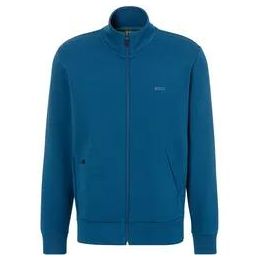 Sweatjacke BOSS Green "Skaz" Gr. L, blau (open blue494) Herren Sweatjacken mit Druck