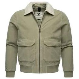 Cordjacke Ragwear "Aviss" Gr. M (50), grün (helloliv) Herren Jacken Wasserdichte Übergangsjacke aus Kord