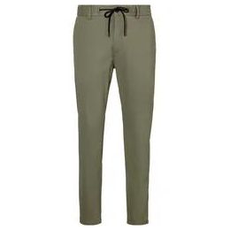 Chinohose BOSS ORANGE "Chino-Tapered-DS-1" Gr. 32, Länge 34, grün (open green349) Herren Hosen mit Kordelzug