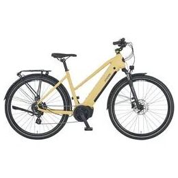 E-Bike Prophete "Entdecker 3.4" E-Bikes Gr. 50cm, 28 Zoll (71,12cm), beige Pedelec, Elektrofahrrad für Damen