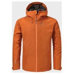 Schöffel Outdoorjacke SCHÖFFEL "Hiking Ins Jacket Style Wildkar MNS" Gr. 52, gelb (5845, gelb) Herren Jacken