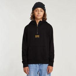 G-Star Raw Kids Hooded Zip Sweatshirt - Schwarz - jungen