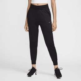 Nike Therma-FIT One 7/8-Jogger mit hohem Taillenbund für Damen - Schwarz