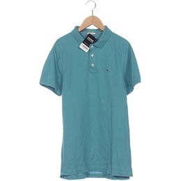 Tommy Jeans Herren Poloshirt, türkis, Gr. 48