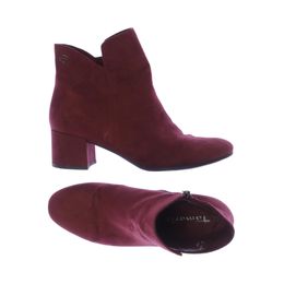 Tamaris Damen Stiefelette, bordeaux, Gr. 37