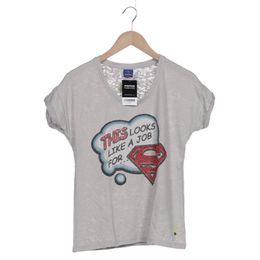 FROG BOX Frogbox Damen T-Shirt, grau, Gr. 38