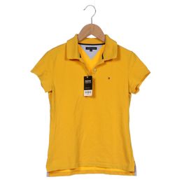 Tommy Hilfiger Damen Poloshirt, gelb, Gr. 38