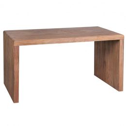 Wohnling Design Natur Akazie Massivholz Schreibtisch 140 x 80 x 76 cm