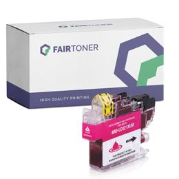 FairToner Kompatibel für Brother LC-421XLM Druckerpatrone Magenta