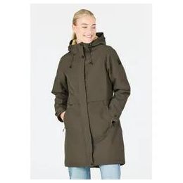 Outdoorjacke WHISTLER "Mullie" Gr. 42, grün (dunkelgrün) Damen Jacken mit 10.000 mm Wassersäule