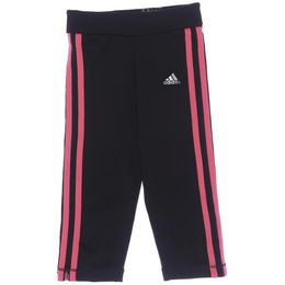 Adidas Damen Stoffhose, schwarz, Gr. 116