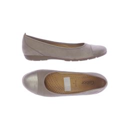 Gabor Damen Ballerinas, beige, Gr. 7