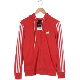 Adidas Damen Kapuzenpullover, rot, Gr. 38