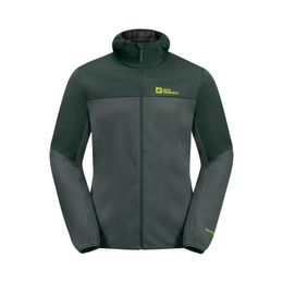 Jack Wolfskin Softshelljacke &raquo;FELDBERG HOODY M&laquo; mit Kapuze slate-green XL (54/56) XL (54/56) 2 H&uuml;fttaschen