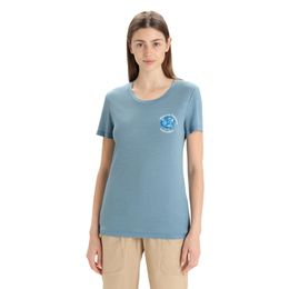 Merino Tech Lite II T-Shirt Icebreaker Earth - Frau - Astral Blue - Größe M