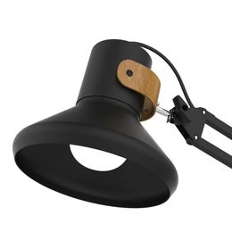 Unilux LED-Schreibtischlampe 12.6 W schwarz/bambus