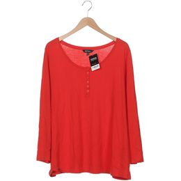 Ulla Popken Damen Langarmshirt, rot, Gr. 50