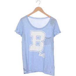 FROG BOX Frogbox Damen T-Shirt, blau, Gr. 42