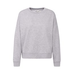 Sweater Bugatti Gr. L, grau Damen Sweatshirts mit Logo auf dem Rücken