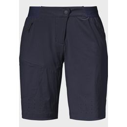 Schöffel Shorts SCHÖFFEL "Shorts Mellow Trail L" Gr. 36, Normalgrößen, blau (8820, blau) Damen Hosen