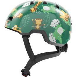 Fahrradhelm Abus "Skurb Kid" Helme Gr. M Kopfumfang: 50cm - 55cm, grün (dunkelgrün)