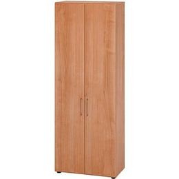 Hammerbacher Aktenschrank 968T6, V968T6/N/N/BS nussbaum 5 Fachböden 80,0 x 42,0 x 215,6 cm