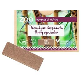 ZAO Augen Lidschatten & Primer Pearly Eyeshadow Refill 106 Pearly Bronze