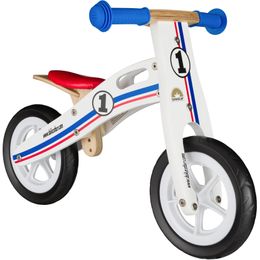 Laufrad Bikestar "Holz" Laufräder bunt (weiß/blau/rot) Kinder