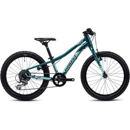 Mountainbike GHOST "Lanao 20 Pro" Gr. 25, grün (grün, mint), Fahrräder, 25cm, 20 Zoll (50,80cm)