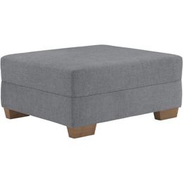 Hocker Home Affaire "DuraSpring" Gr. B/H/T: 98 cm x 44 cm x 82 cm, Cord, grau (novaclean avanti 1 stone) Mit DuraSpring-Taschenfederkern, bis 140 kg belastbar