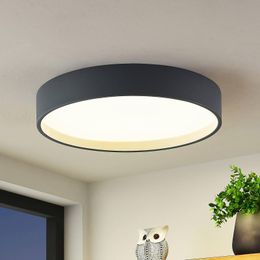 LINDBY Todor LED-Deckenleuchte CCT grau 50 cm