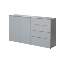 U.N.O uno Sideboard Levi ¦ grau ¦ Maße (cm): B: 184 H: 102 T: 42