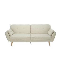 Höffner Schlafsofa Konstantina ¦ creme ¦ Maße (cm): B: 222 H: 88 T: 86