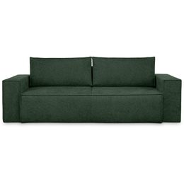 KONSIMO NAPI II Sofa 3 Sitzer, mit Schlaffunktion, Modern, grün