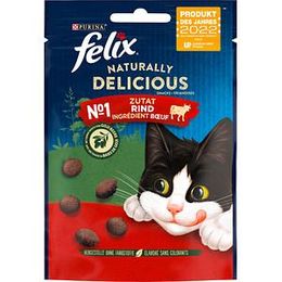 FELIX® Katzen-Leckerli Naturally Delicious Rind mit Gojibeere 50,0 g