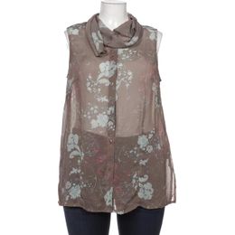 Ulla Popken Damen Bluse, braun, Gr. 46