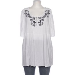 Ulla Popken Damen Bluse, weiß, Gr. 50